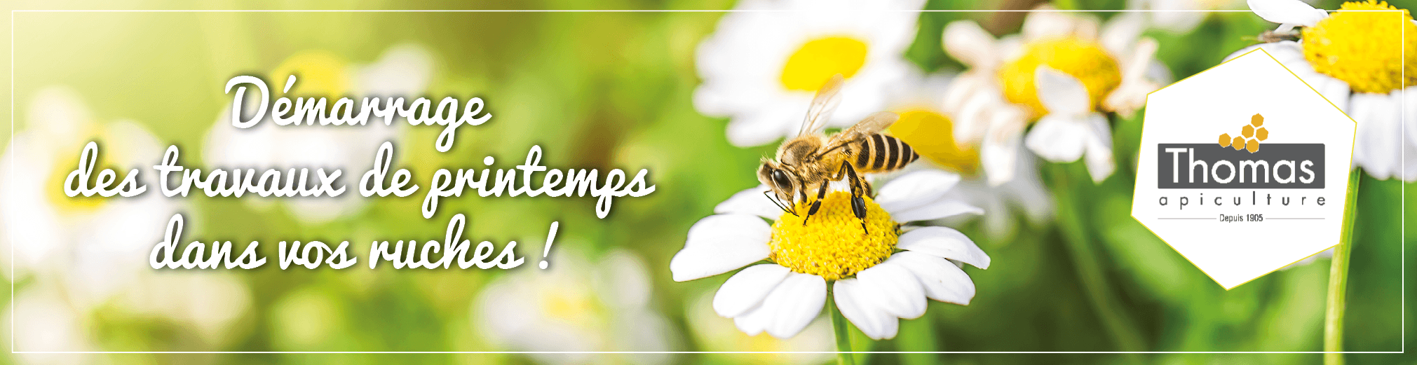 Thomas Apiculture à vos côtés pour le démarrage de votre saison apicole ...